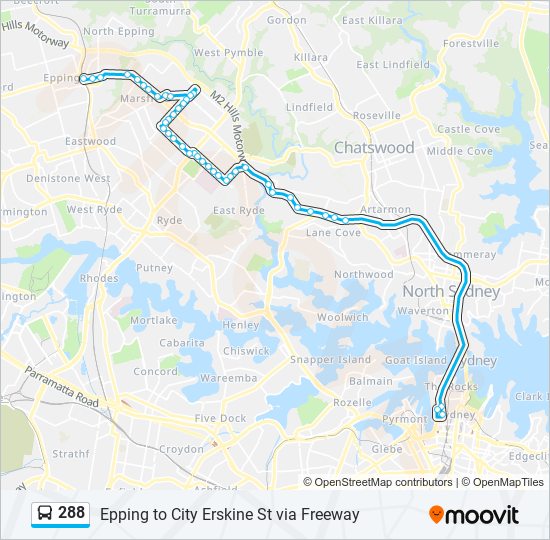 288 Route: Schedules, Stops & Maps - Epping (Updated)
