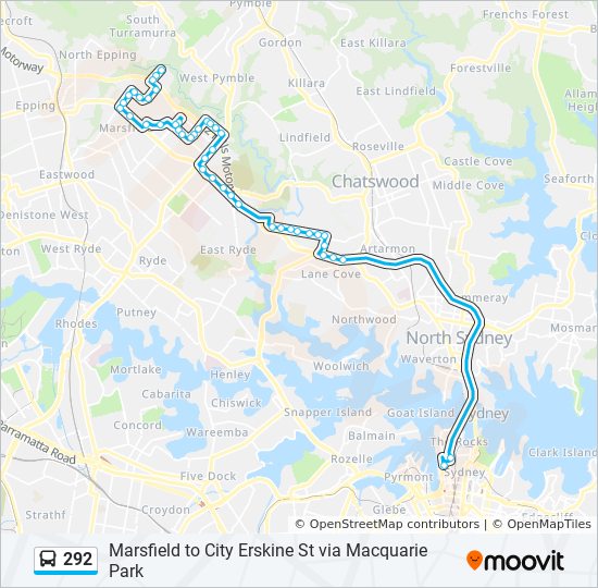 292 Route: Schedules, Stops & Maps - City Sussex St (Updated)