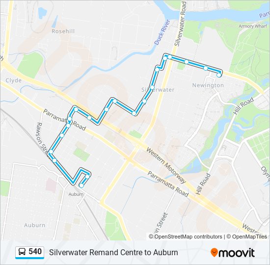 540 Route: Schedules, Stops & Maps - Auburn Station (Updated)