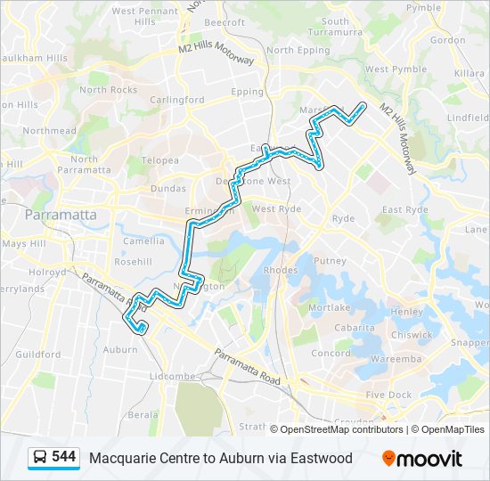 544 Route: Schedules, Stops & Maps - Auburn Station (Updated)