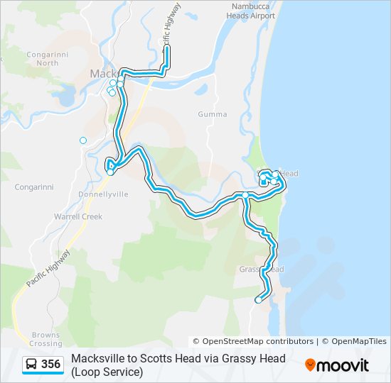 356 Route: Schedules, Stops & Maps - Macksville (Updated)