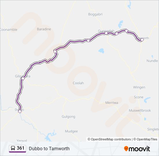361 Route: Schedules, Stops & Maps - Tamworth (Updated)