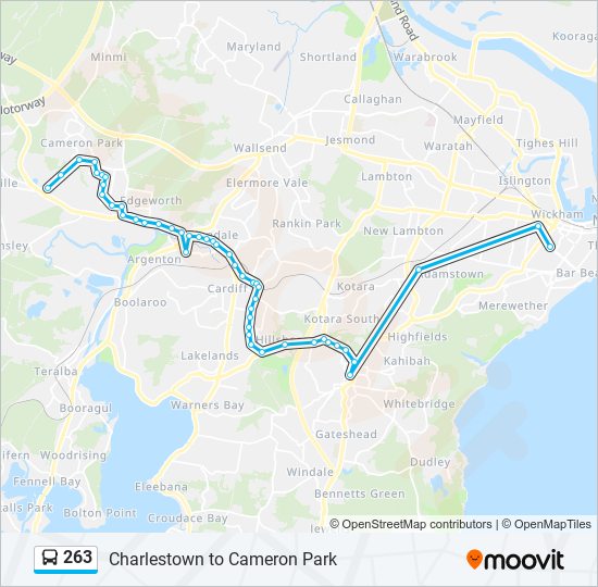 263 Route: Schedules, Stops & Maps - Newcastle HS (Updated)