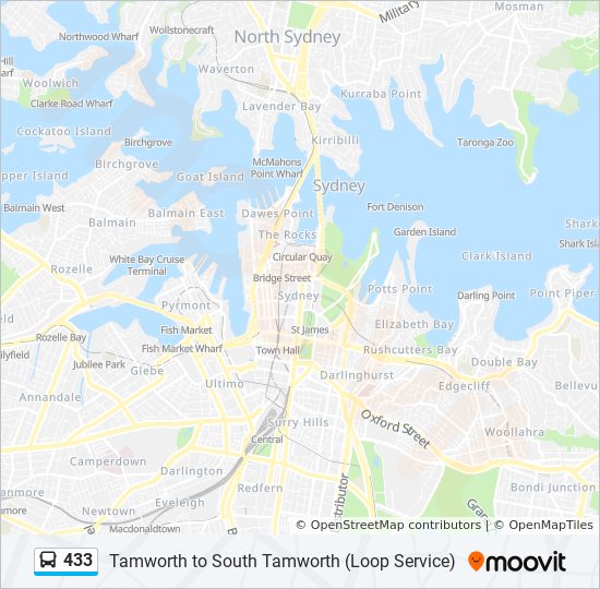 433 Route: Schedules, Stops & Maps - Tamworth (Updated)