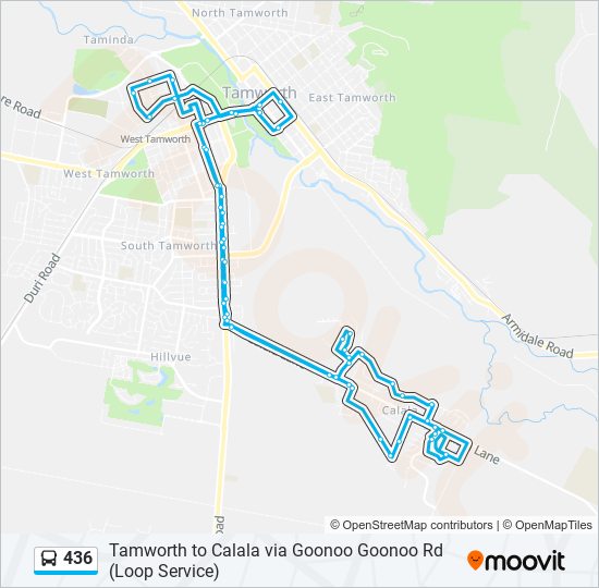 436 Route: Schedules, Stops & Maps - Calala (Updated)