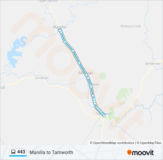 443 Route: Schedules, Stops & Maps - Manilla (Updated)
