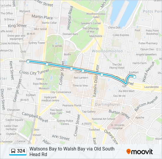 324 Route: Schedules, Stops & Maps - City Park St (Updated)