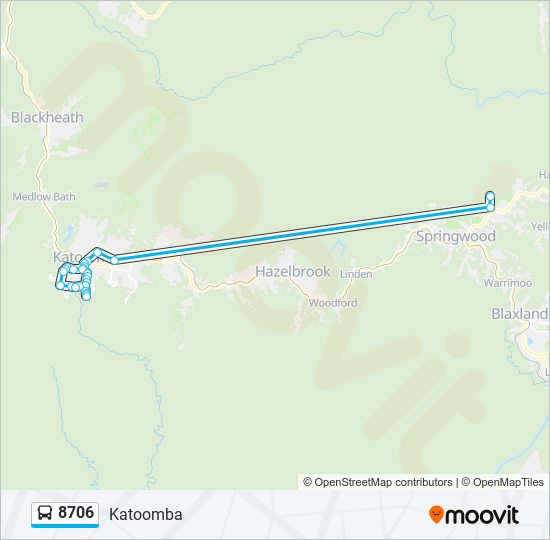 8706 Route: Schedules, Stops & Maps - Katoomba (Updated)