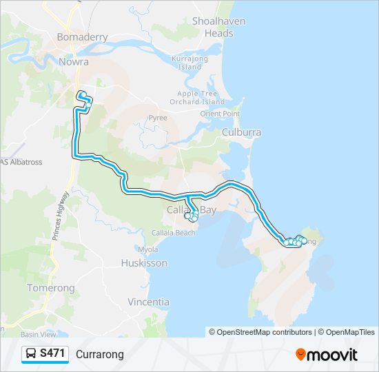 s471 Route: Schedules, Stops & Maps - Currarong (Updated)