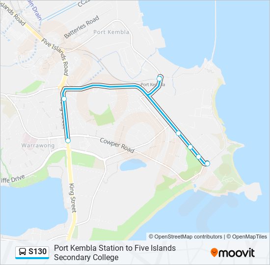 s130 Route: Schedules, Stops & Maps - Warrawong (Updated)
