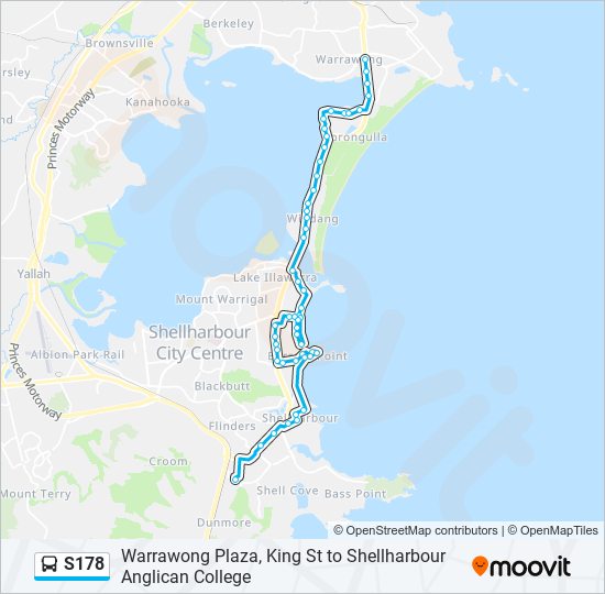 s178 Route: Schedules, Stops & Maps - Warrawong (Updated)