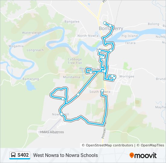 s402 Route: Schedules, Stops & Maps - Nowra Schools (Updated)