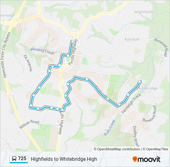 725 Route: Schedules, Stops & Maps - Whitebridge HS (Updated)