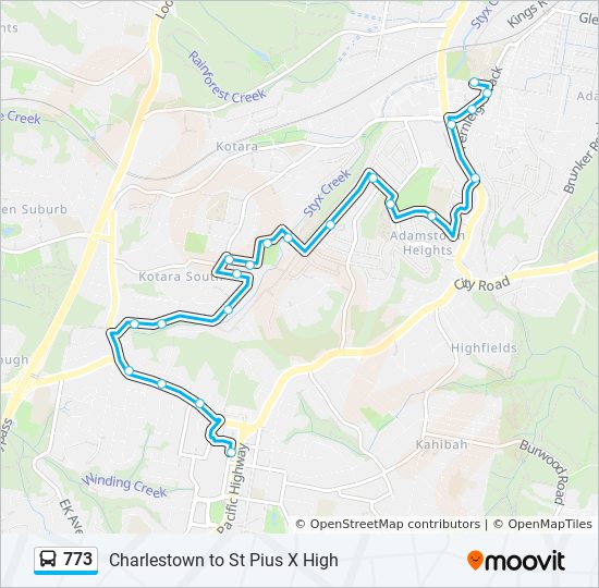 773 Route: Schedules, Stops & Maps - Charlestown (Updated)