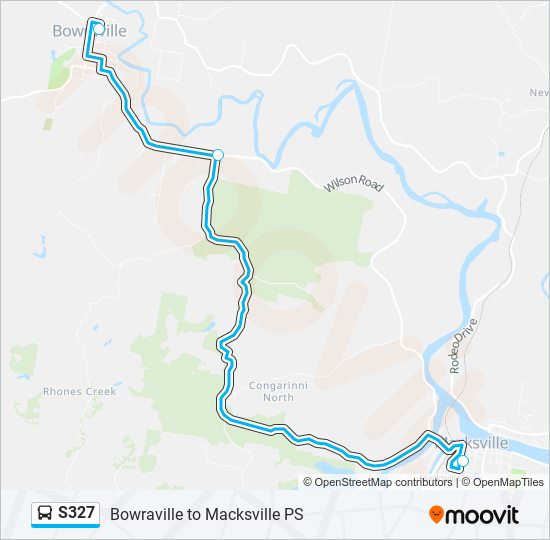 s327 Route: Schedules, Stops & Maps - Macksville (Updated)