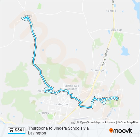 s841 Route: Schedules, Stops & Maps - Elizabeth (Updated)