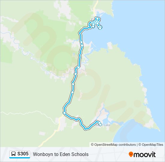 s305 Route: Schedules, Stops & Maps - Wonboyn (Updated)