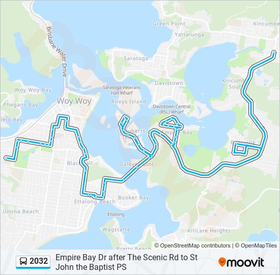 2032 Route: Schedules, Stops & Maps - St John The Baptist PS (Updated)