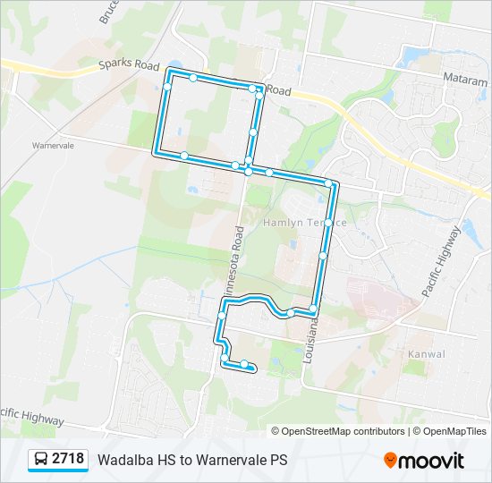 2718 Route: Schedules, Stops & Maps - Hamlyn Terrace (Updated)