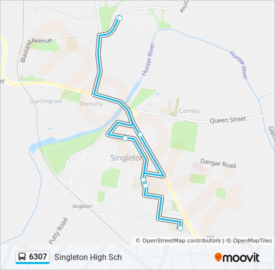6307 Route: Schedules, Stops & Maps - Singleton High Sch (Updated)