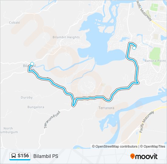 s156 Route: Schedules, Stops & Maps - Bilambil PS (Updated)