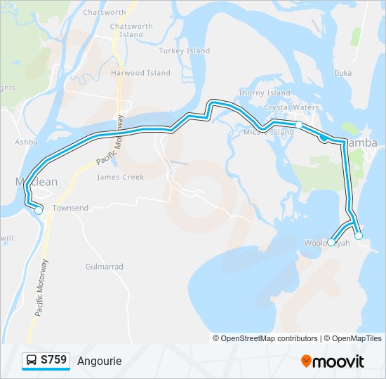 s759 Route: Schedules, Stops & Maps - Angourie (Updated)
