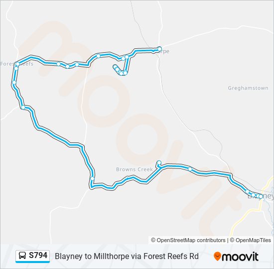 s794 Route: Schedules, Stops & Maps - Blayney (Updated)
