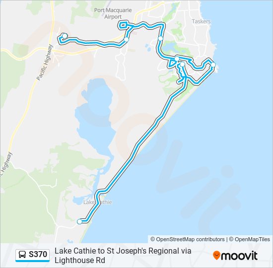 s370 Route: Schedules, Stops & Maps - St Josephs Regional (Updated)