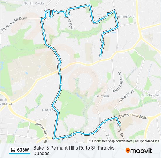 606w Route: Schedules, Stops & Maps - St. Patricks Dundas (Updated)