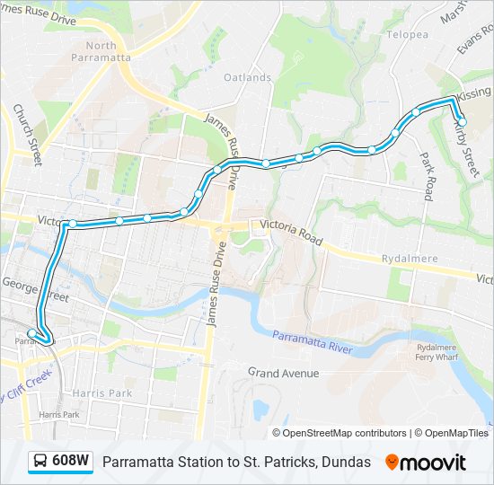 608w Route: Schedules, Stops & Maps - St. Patricks Dundas (Updated)