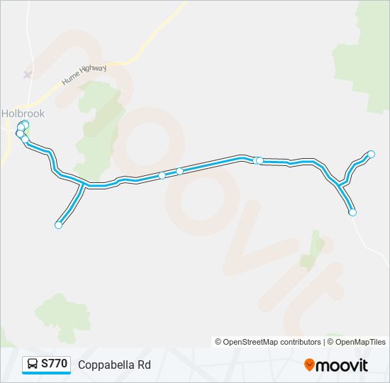s770 Route: Schedules, Stops & Maps - Coppabella Rd (Updated)