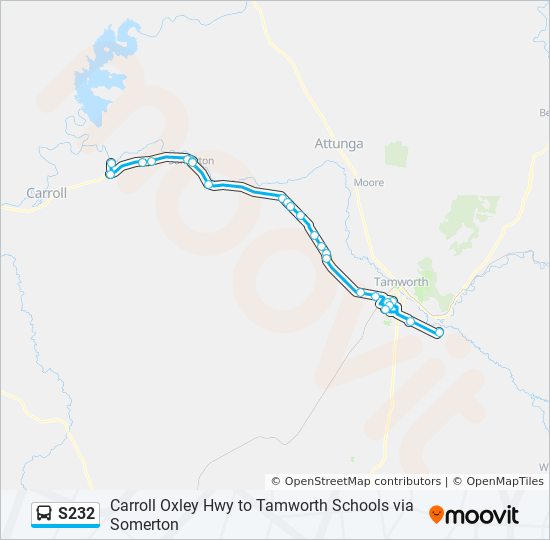 s232 Route: Schedules, Stops & Maps - Carroll Oxley Hwy (Updated)