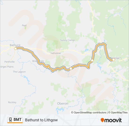 bmt Route: Schedules, Stops & Maps - Lithgow (Updated)