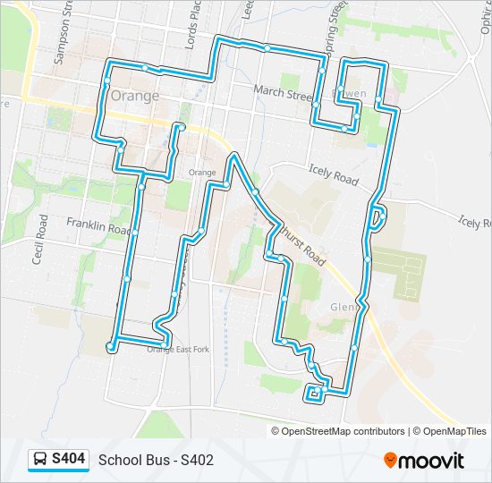 s404 Route: Schedules, Stops & Maps - School Bus - S402 (Updated)