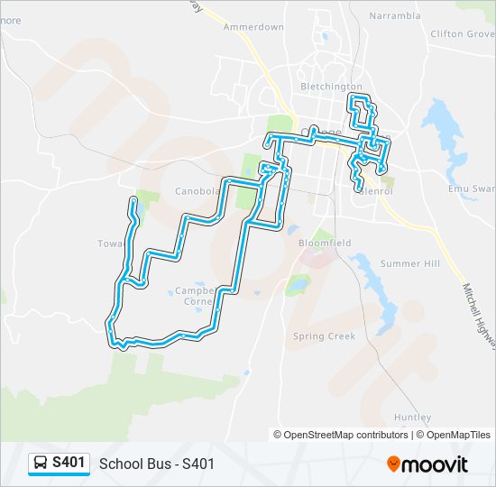 s401 Route: Schedules, Stops & Maps - School Bus - S401 (Updated)