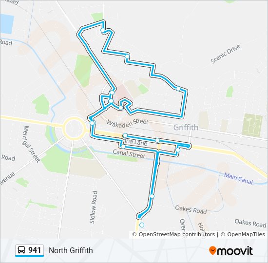941 Route: Schedules, Stops & Maps - North Griffith (Updated)