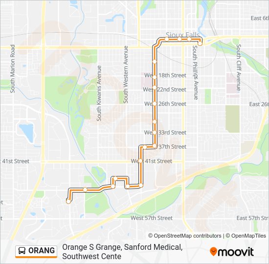 ORANG Route: Schedules, Stops & Maps - Southwest Center (Swc) Sam's ...