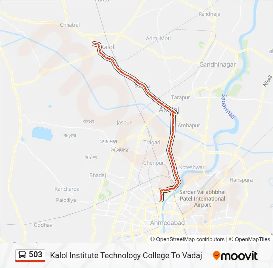 503 Route: Schedules, Stops & Maps - Vadaj (Updated)