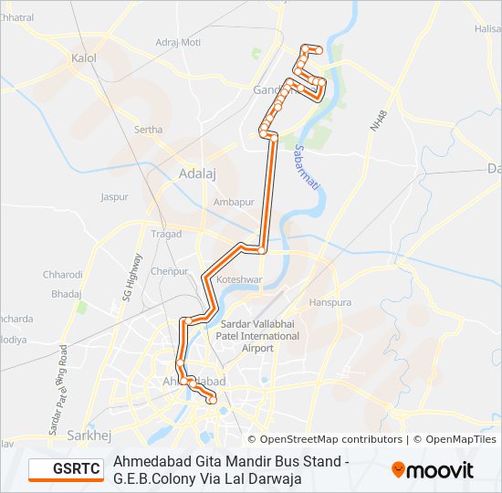 gsrtc Route: Schedules, Stops & Maps - G.E.B.Colony (Updated)