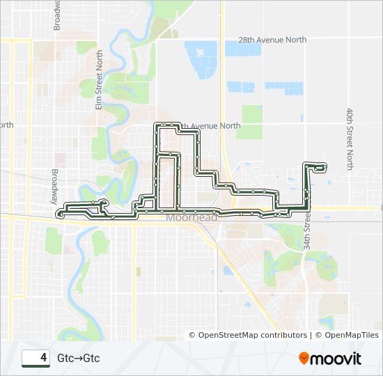 4 Route: Schedules, Stops & Maps - Gtc‎→Gtc (Updated)