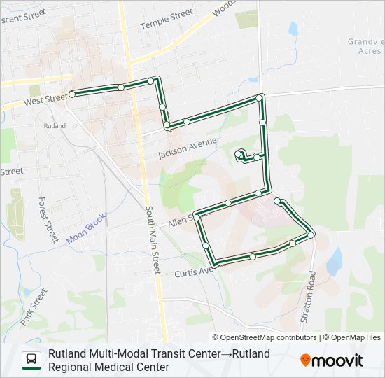 Ruta hospital: horarios, paradas y mapas - Rutland Multi-Modal Transit ...