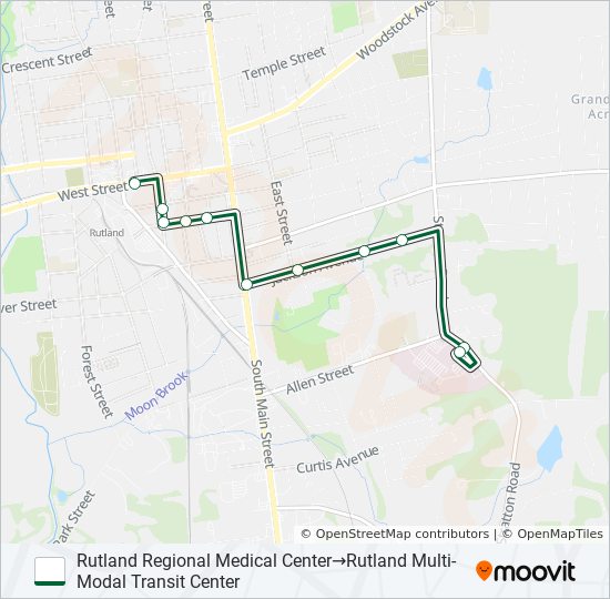 Ruta hospital: horarios, paradas y mapas - Rutland Regional Medical ...