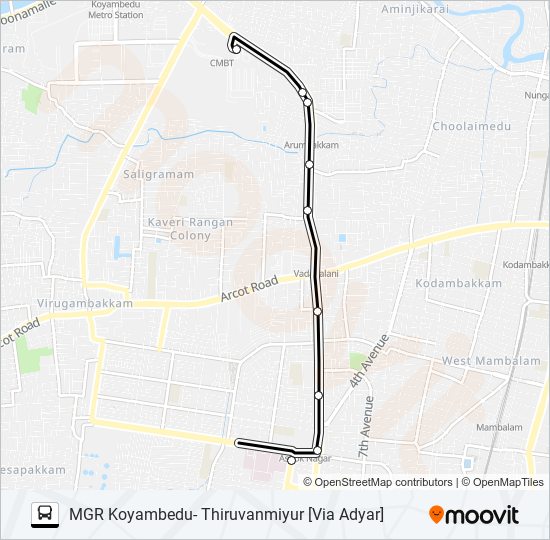 78 Route: Schedules, Stops & Maps - M.G.R.Koyambedu (Updated)