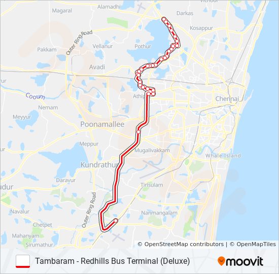 104 Route: Schedules, Stops & Maps - Tambaram (Deluxe) (Updated)