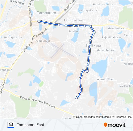 s6 Route: Schedules, Stops & Maps - Tambaram East (Updated)