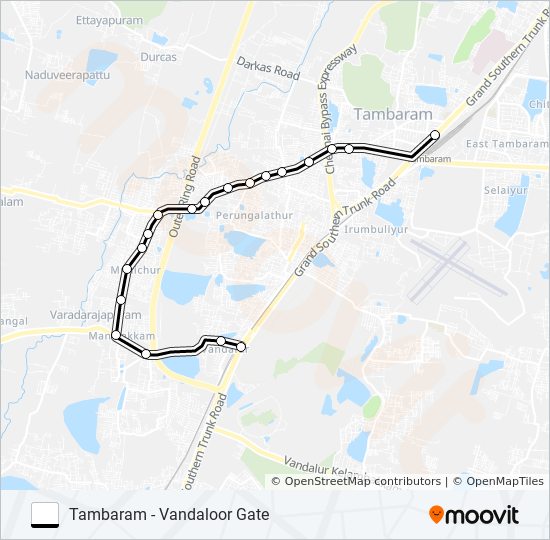 55 Route: Schedules, Stops & Maps - Tambaram (Updated)