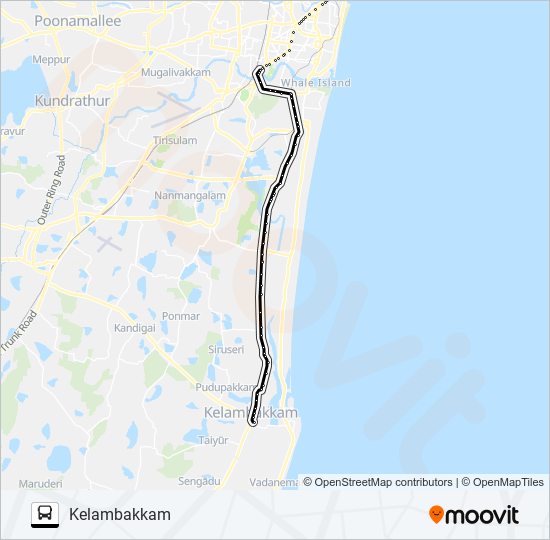 221 Route: Schedules, Stops & Maps - Kelambakkam (Updated)