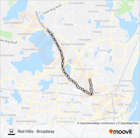 242 Route: Schedules, Stops & Maps - Moolakadai (Updated)