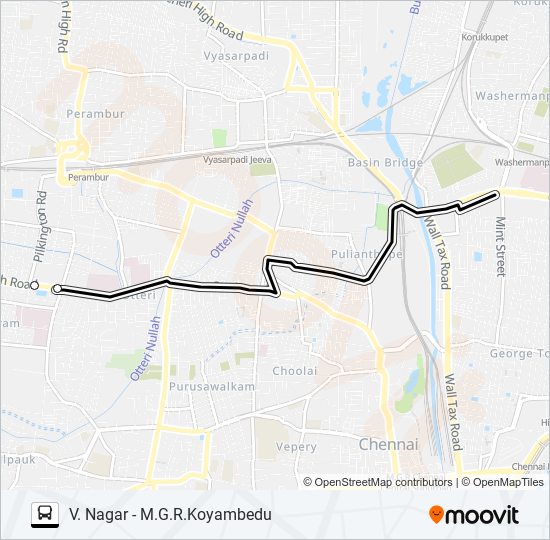 48c Route: Schedules, Stops & Maps - Ayanavaram B.S.. (Updated)