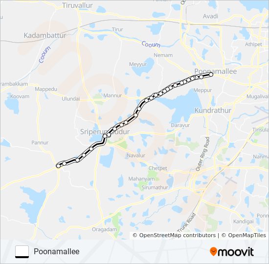 578 Route: Schedules, Stops & Maps - Poonamallee (Updated)